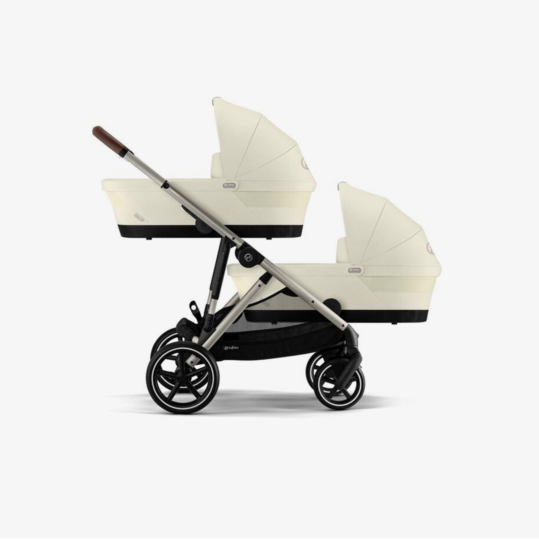 עגלה גאזל 2 בז' קומפלט תאומים סי של – Shilav