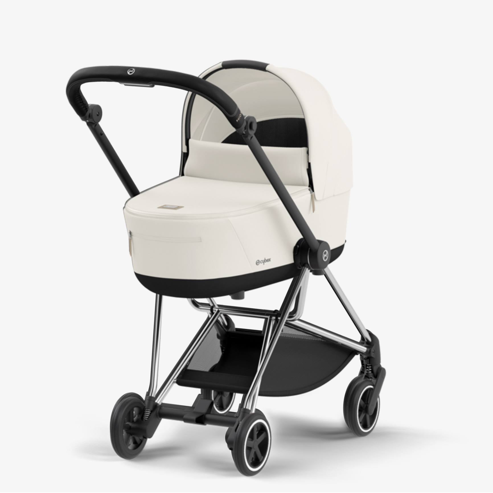 עגלת מיוס 3 שלד כרום ידית שחור Mios 3 – Shilav