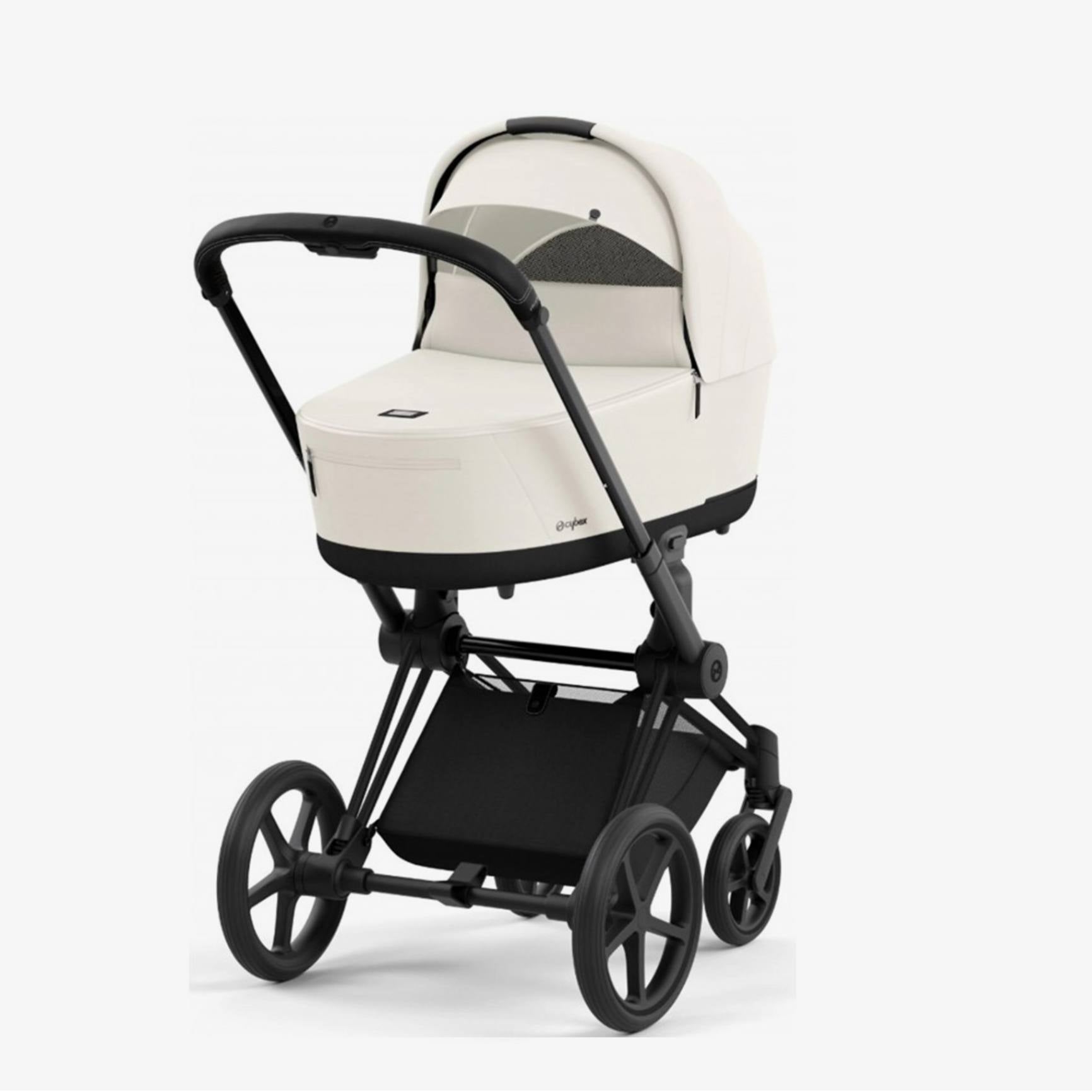 עגלת פריאם 4 שלד שחור ידית שחורה Priam 4 – Shilav