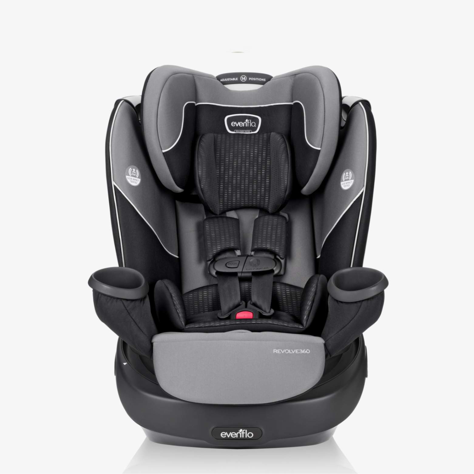 כיסא בטיחות אפור REVOLVE 360 – Shilav