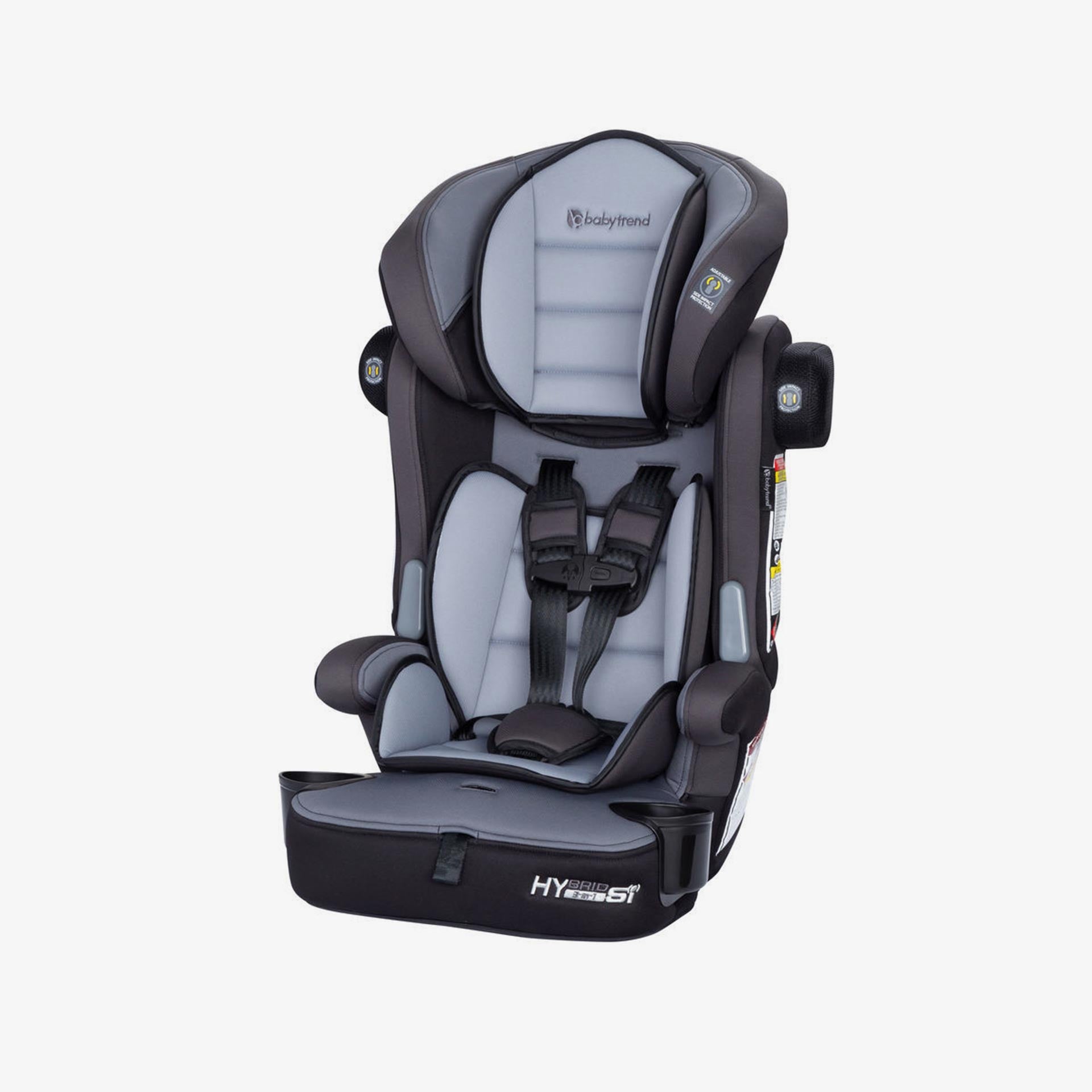כסא בטיחות הייבריד 3 ב 1 אפור כהה – Shilav