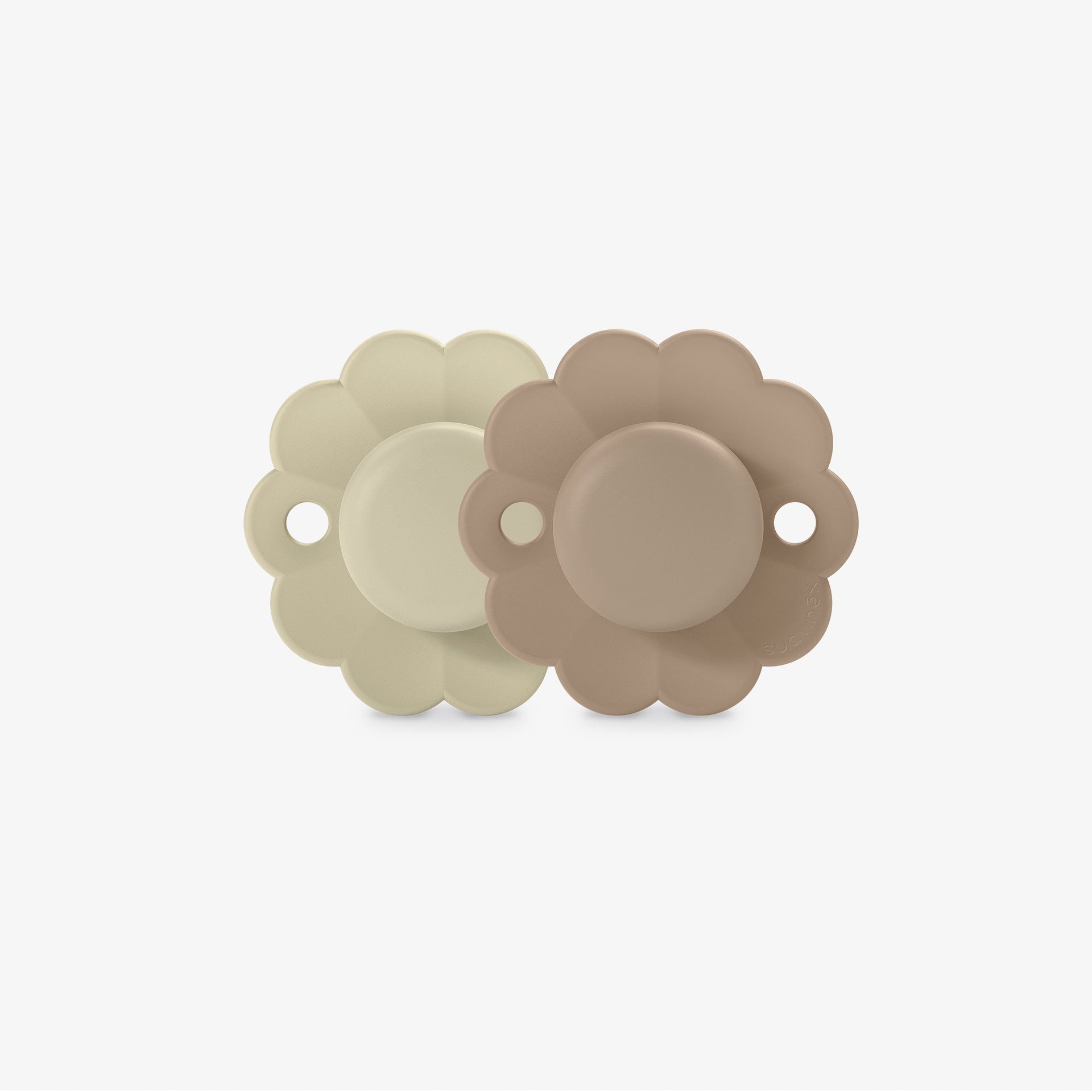 זוג מוצצים 0-6 וונדר לבן/חום – Shilav