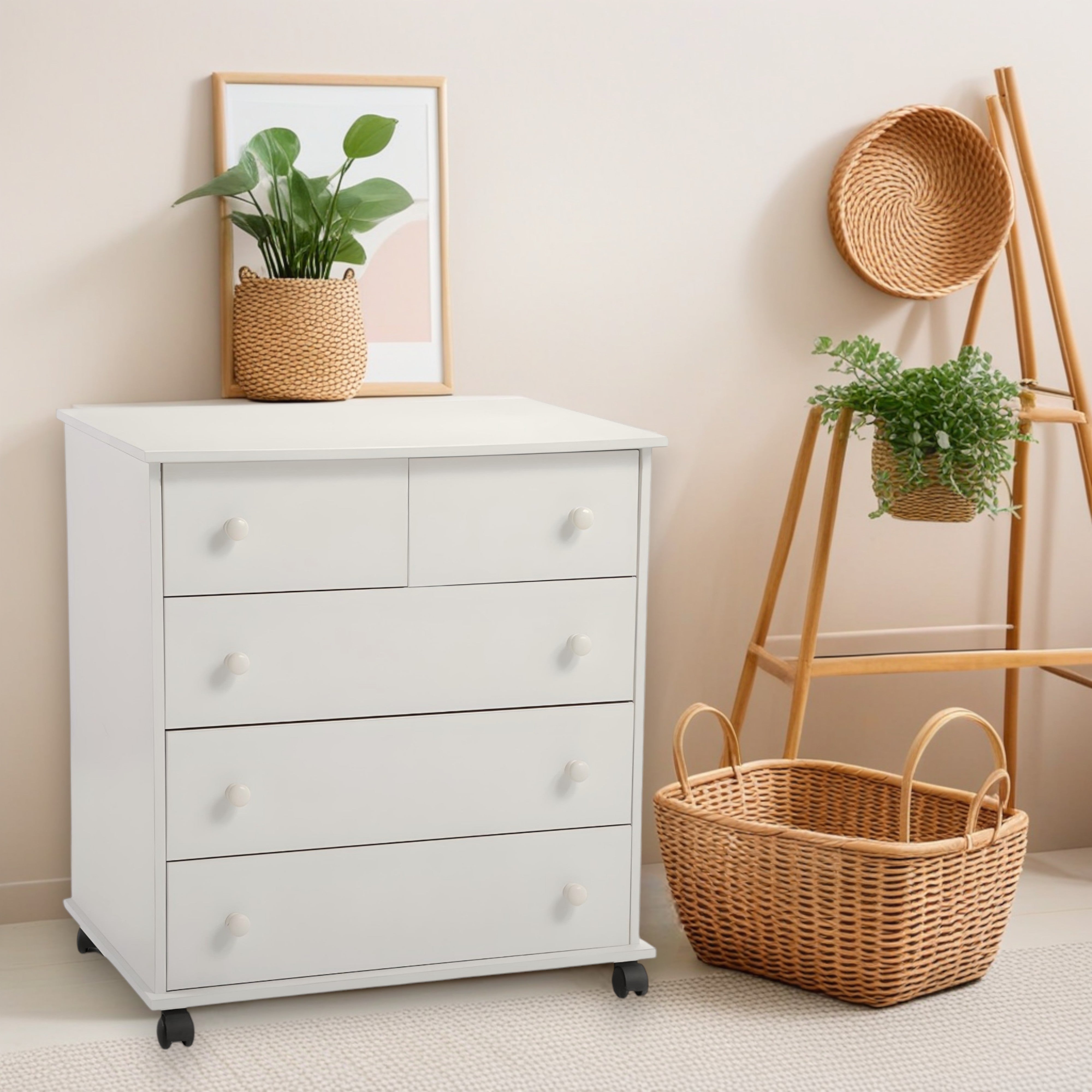 שידת תינוק דגם דורית 0.8 לבן – Shilav