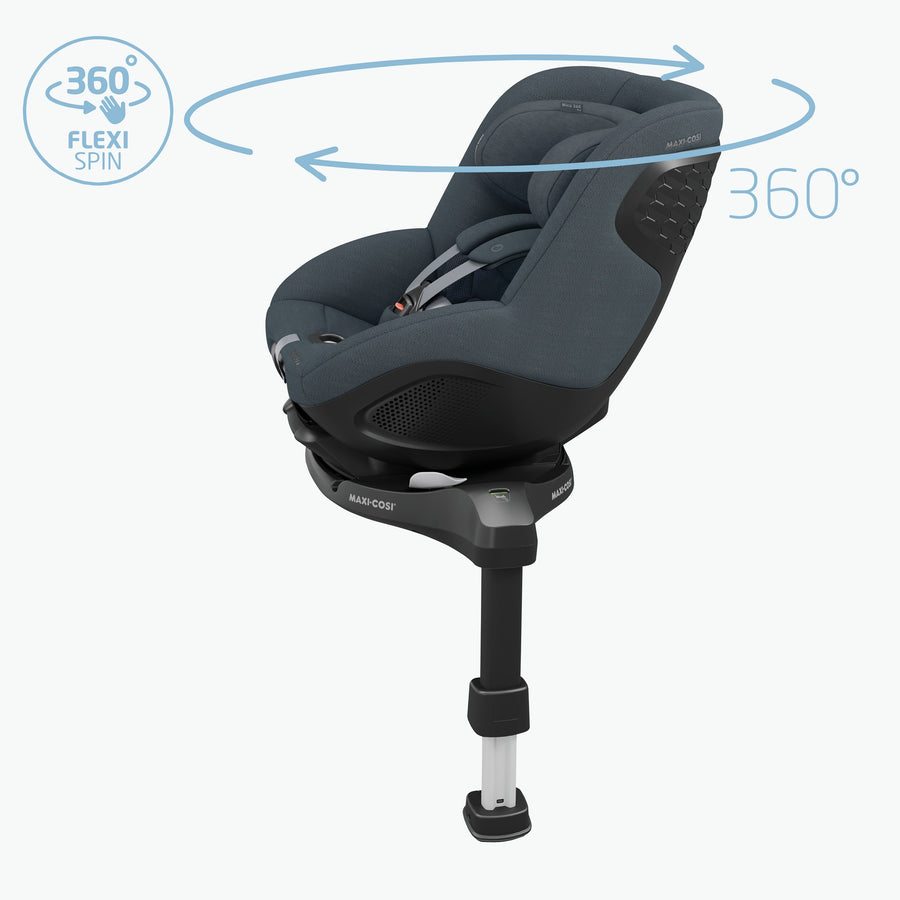 כיסא בטיחות מיקה סלייד 360 פרו אפור – Shilav