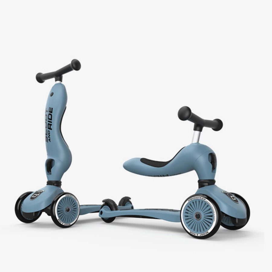 קורקינט עמידה וישיבה כחול – Shilav