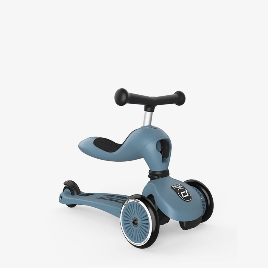 קורקינט עמידה וישיבה כחול – Shilav