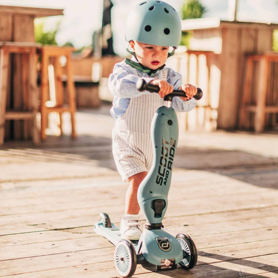 קורקינט עמידה וישיבה כחול – Shilav